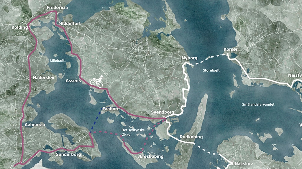The Baltic Sea Route N8 - The Little Belt region 331 km
