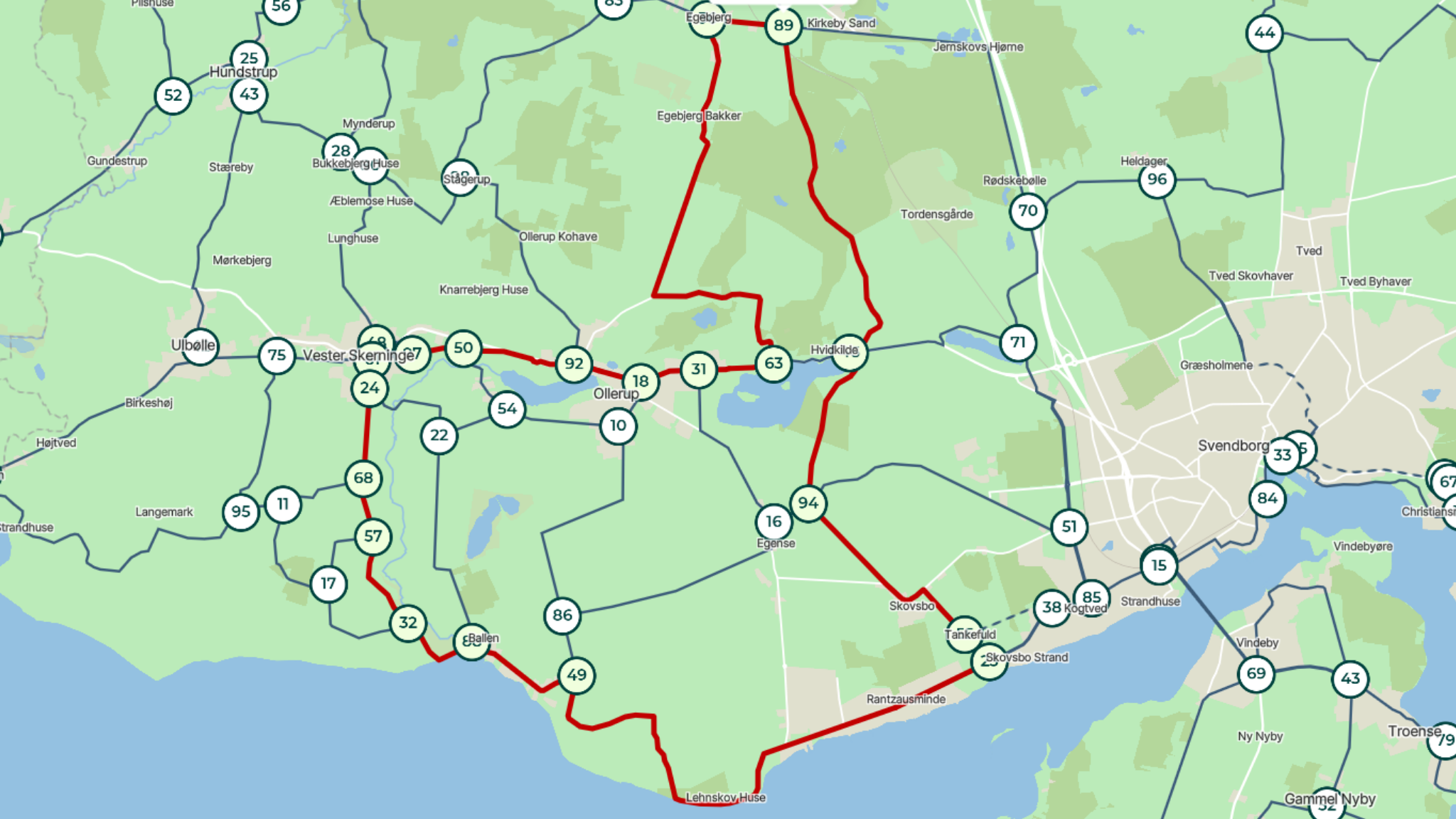 Radtour: Die Eiszeitlandschaft in Svendborg